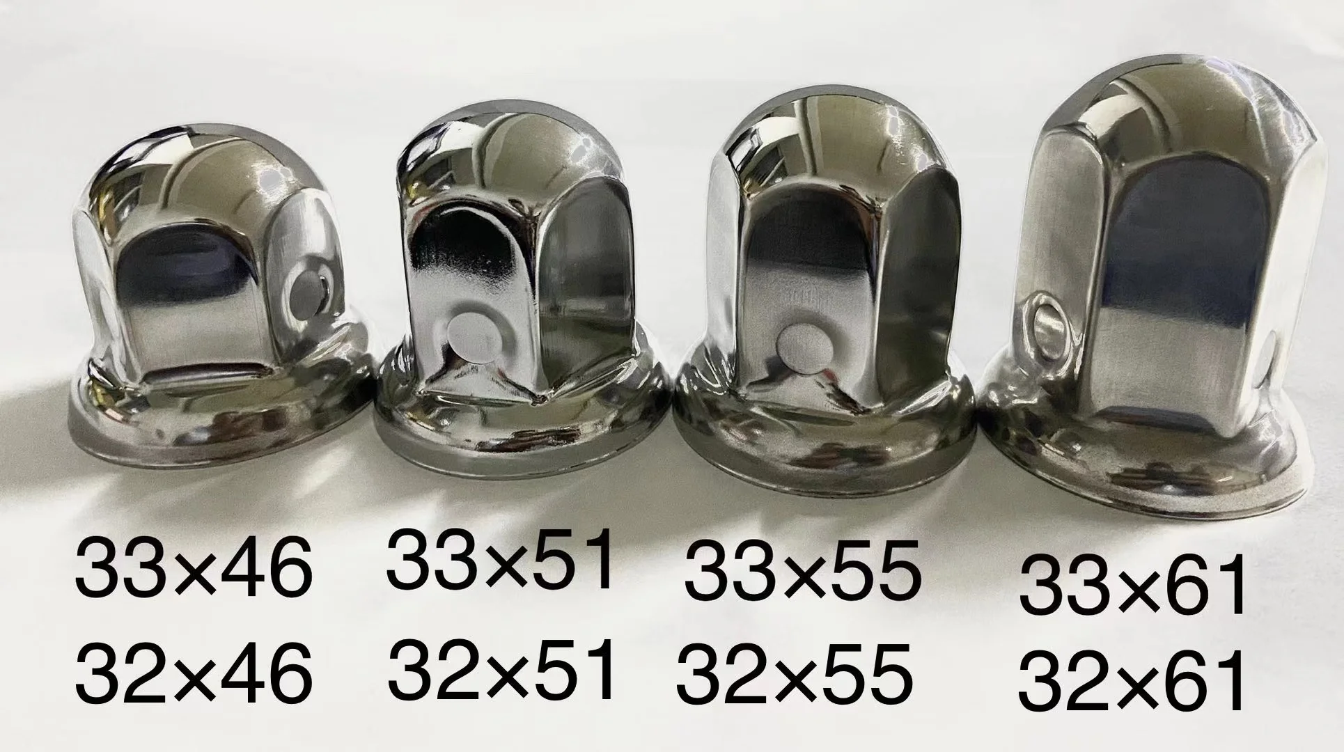 Nut Cover 33mm /38mm /41mm Nut Cover Stainless Steel - Buy Bus Truck ...
