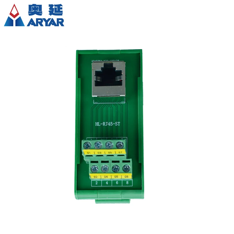 Rj45 Female To Terminal Block Rj45 Horizantal Breakout Board Rj 45 ...