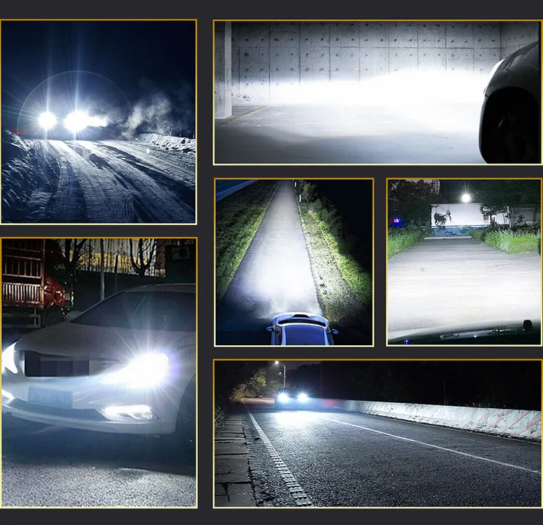 Yobis M8 Rro 120w Car Light Bulb H11 H7 Led 9006 Canbus 360 12v H1 ...