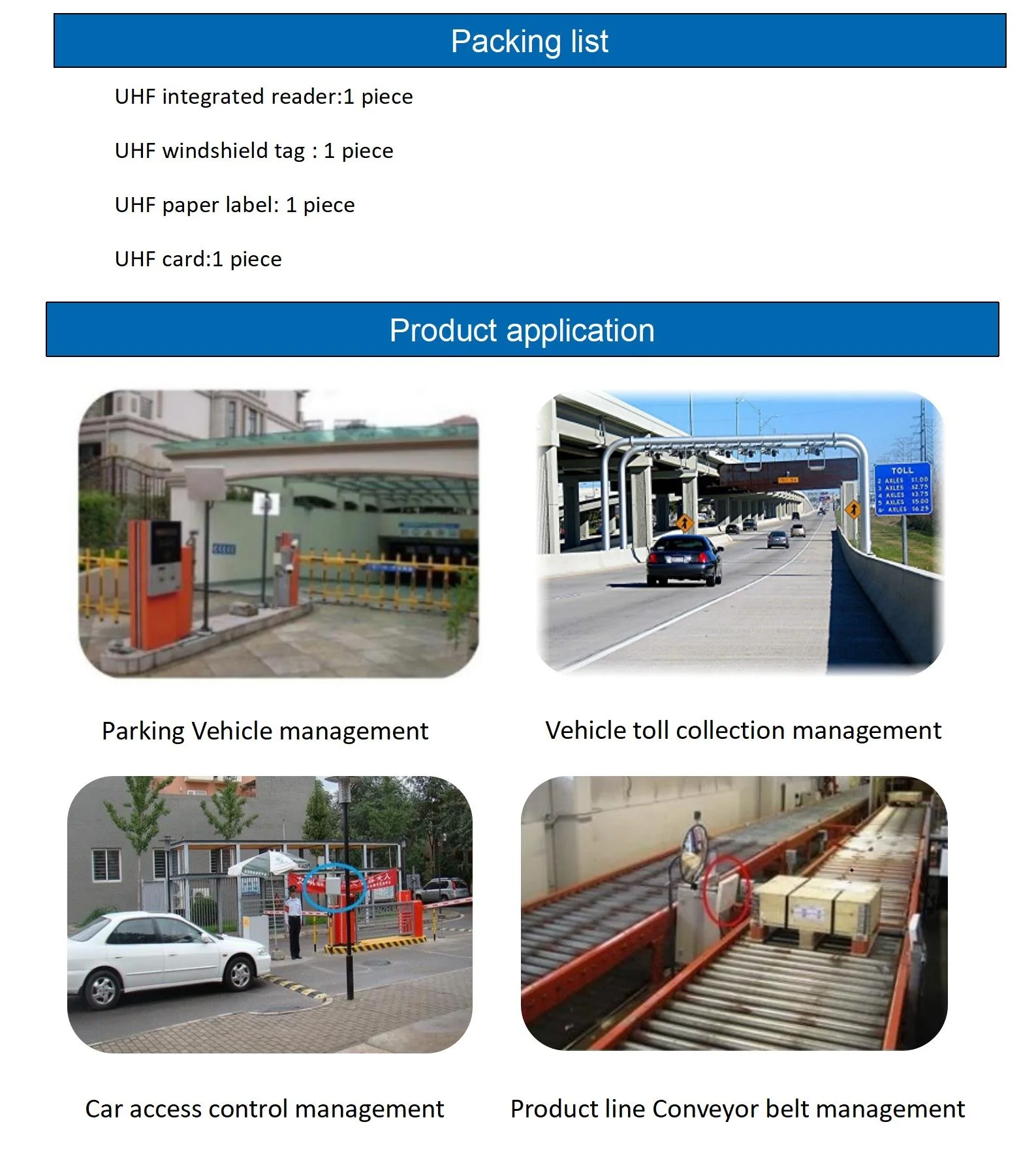 Invelion 10m UHF RFID License Plate Reader System ODM | Wholesale