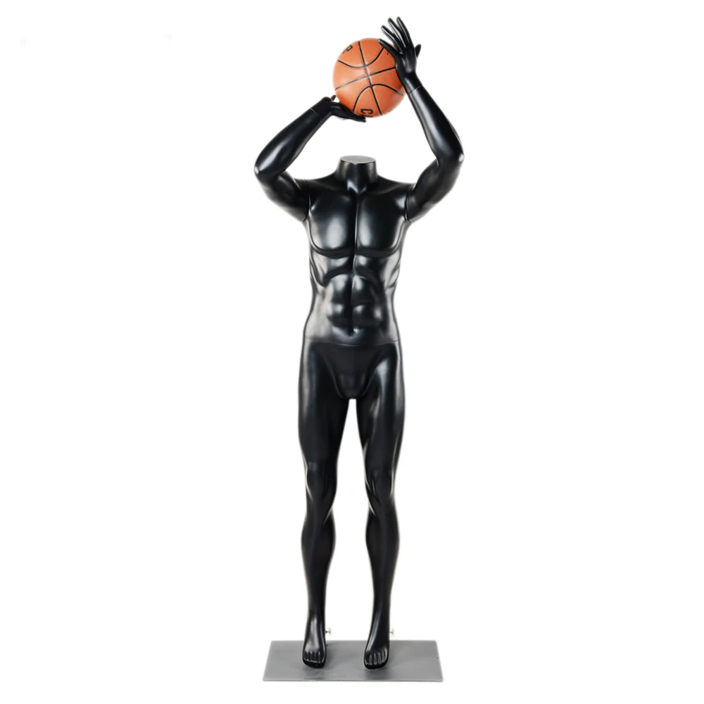 Black Male Full Body Mannequin Adjustable For Clothes Display - Buy ...