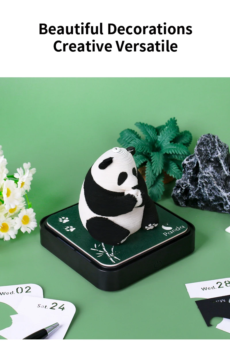 Custom 3D Paper Table Calendar Set - Fun Sticky Note & Memo Pad for ...