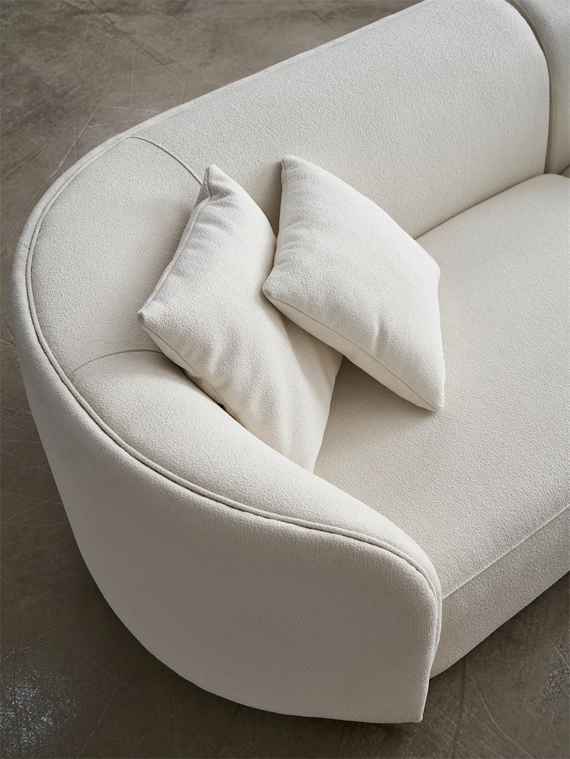 Modern Curved Sectional Sofa - Luxury Living Room Furniture