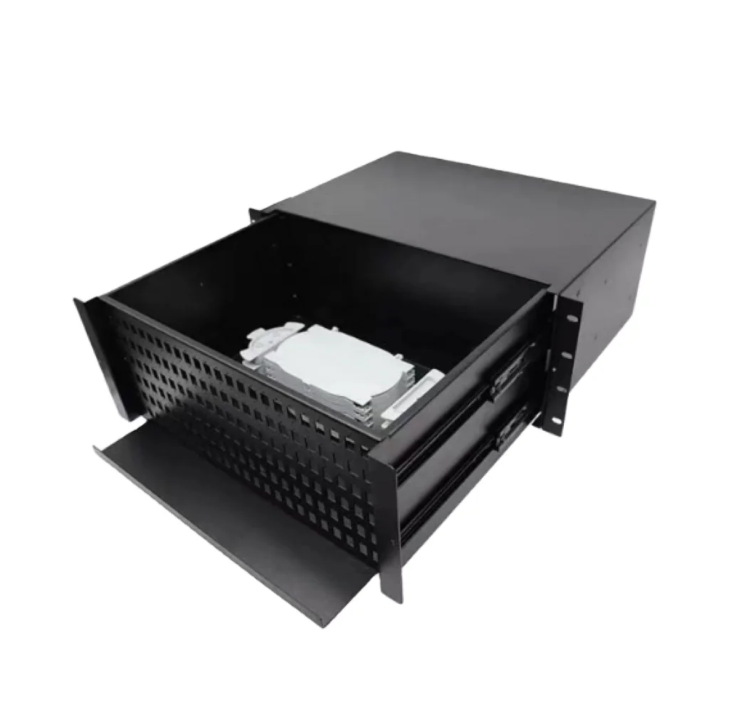 Fiber Optic Patch Panel 19 4ru Slide Rail Rack Mount Patch Panel - Buy ...