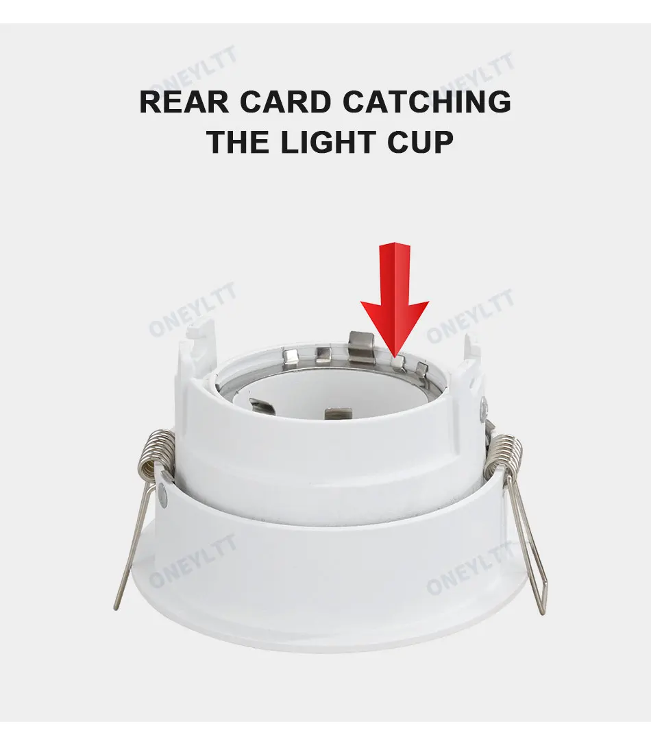 MR16 Spotlight Lamp Cup Frame LED Downlight Bracket Accessories GU10 ...
