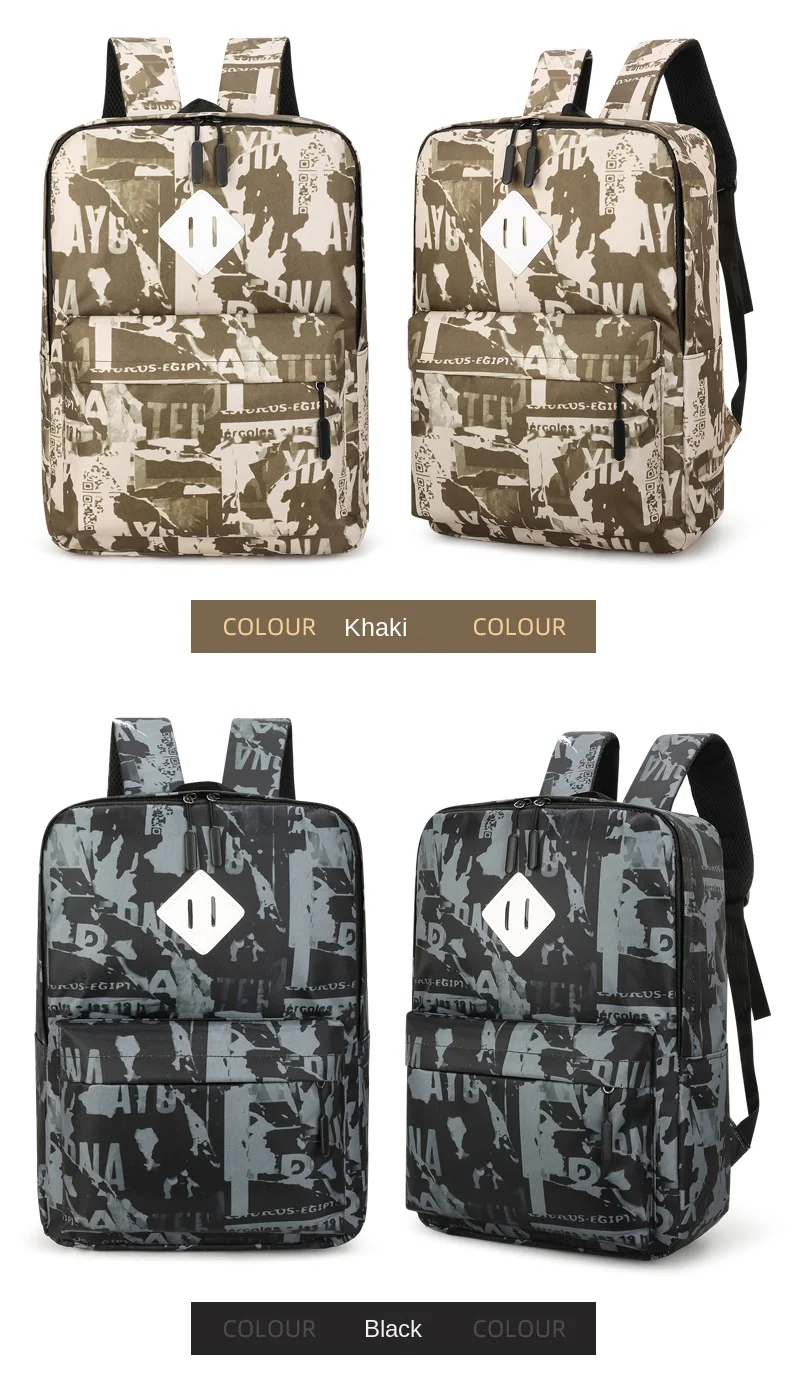 Shop Our New Models Factory Promotion USB Camouflage Laptop Backpack