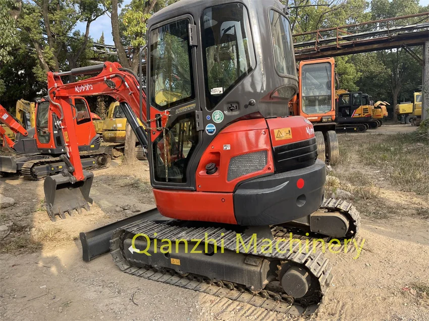 3.5 Ton Small Cheap Kubota U35 Mini Japanese Used Backhoe Excavator for ...