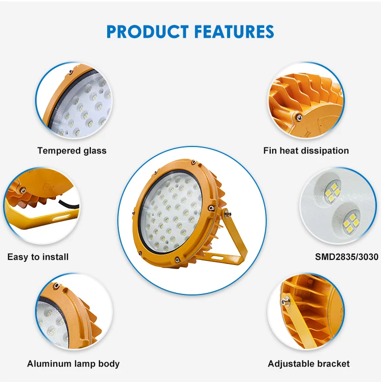 Atex Led Explosion Proof Light 50w 100w 150w Warehouse Explosion-Proof ...