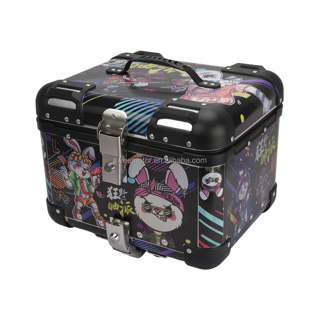 Sweer Top Box For Motorcycle Tail Boxes 40l Aluminium Motorcycle ...