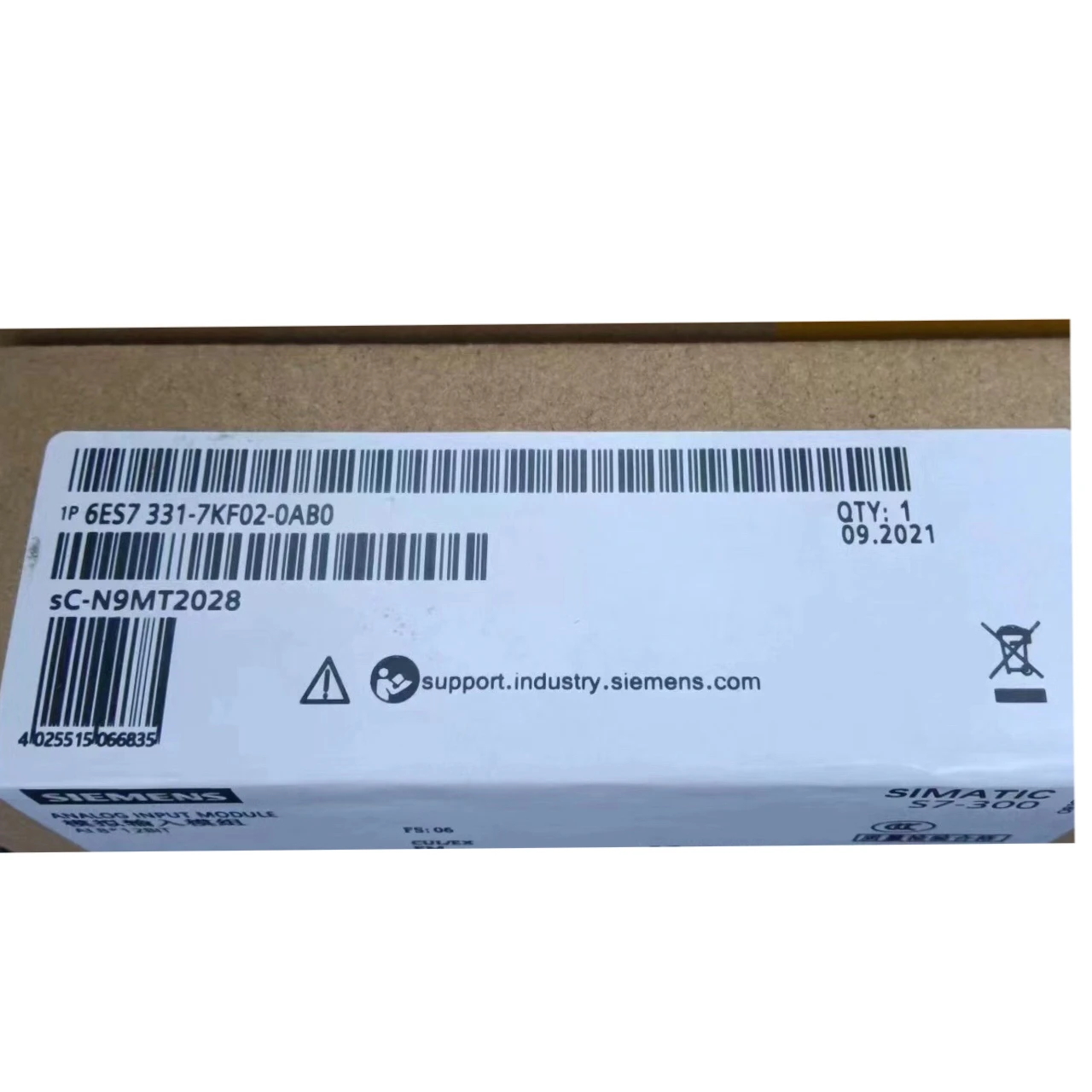 6es7331-7kf02-0ab0 6es7 331-7kf02-0ab0 Simatic S7-300,Analog Input Sm ...