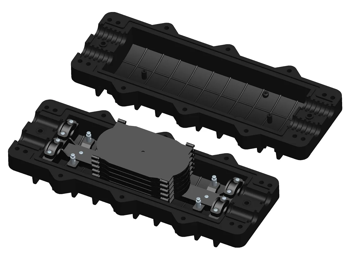 Ch028 Horizontal Fiber Optic Splice Closure Mechanical Seal Fiber Joint ...