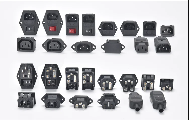 IEC Electrical Switch Connector - Reliable AC Power Inlet