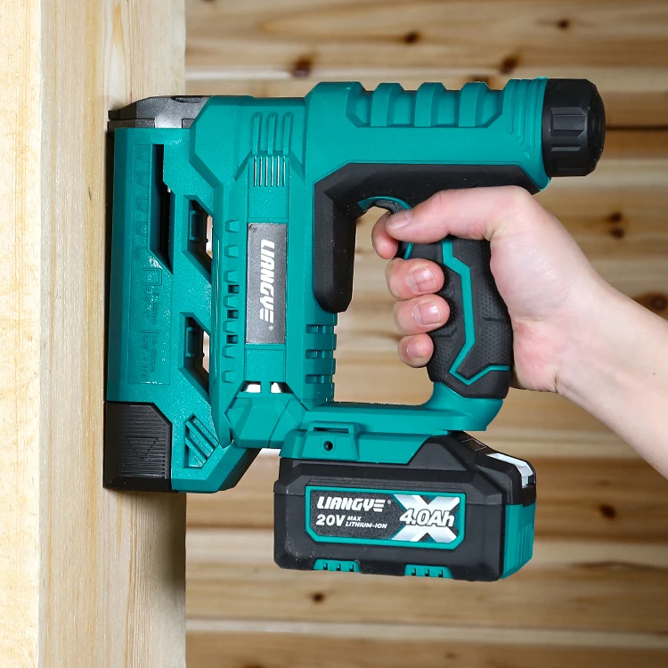 20v Wood Connector Tool Adjustable Depth Nail Gun For Quick And ...