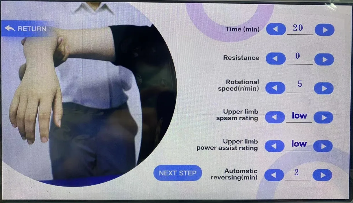 Active and Passive Rehabilitation Training Physical Exercise Upper and ...