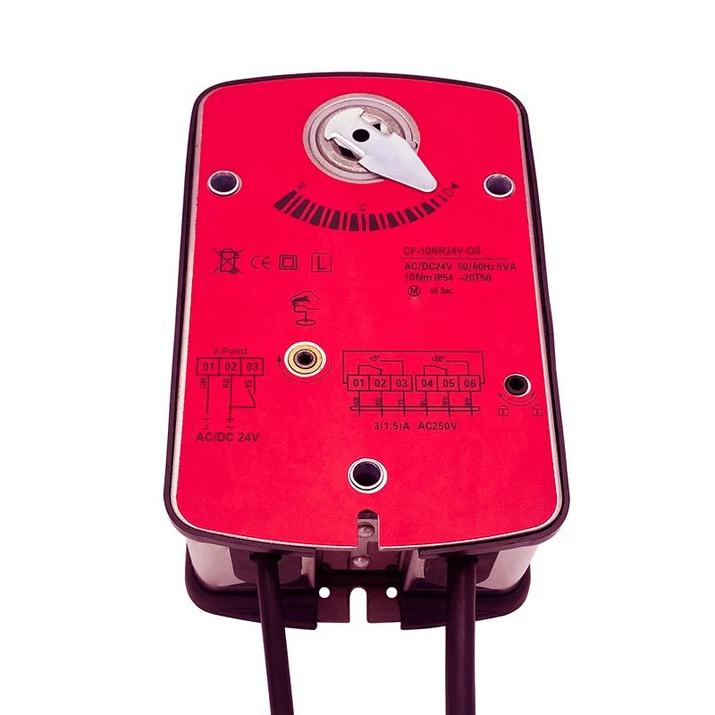10nm 24V Control Air Motorized Fire Damper Actuator