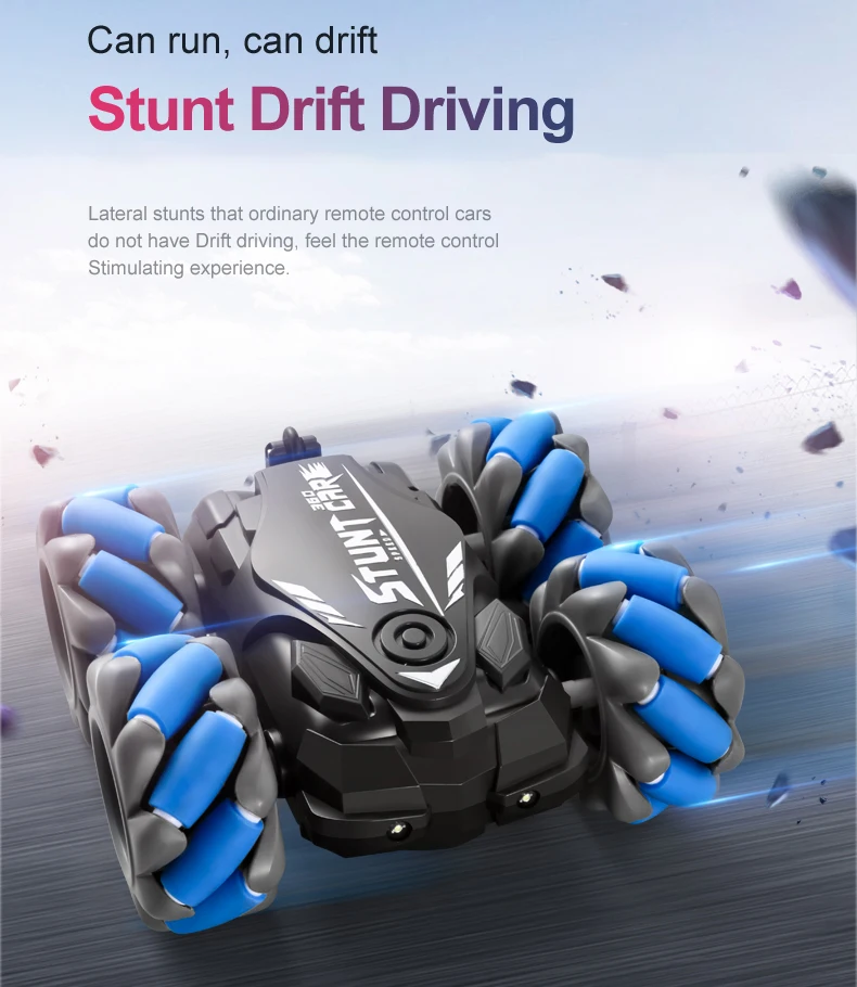 Best Selling 2.4g Stunt Remote Control Car With Light Radio Control ...