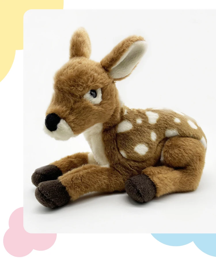 Custom Stuffed Animals Plush Soft Toy Deer Soft Deer Doll Cute ...