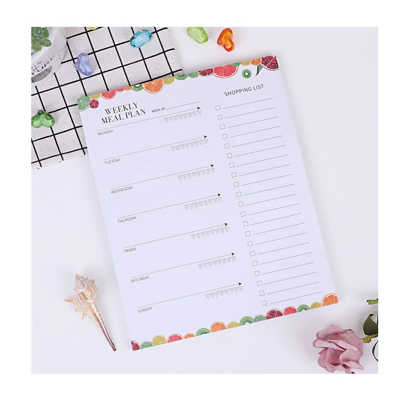 Custom Board Calendar Magnet Notepads With Pen Magnetic Notepad For ...