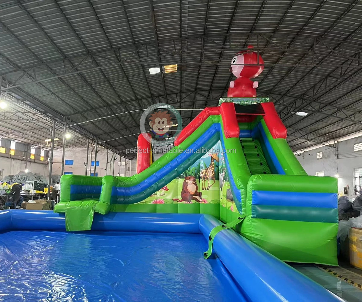 Adult Inflatable Pool Kids Pools Infables Slide With Pool For Children ...