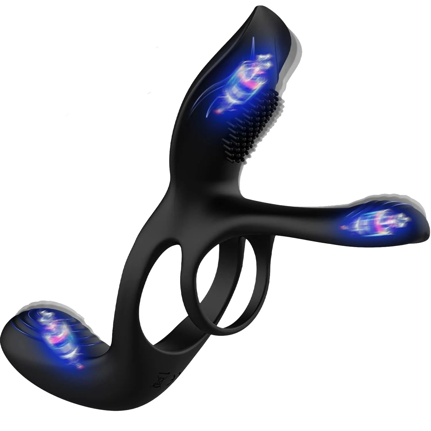 Male Adult Masturbation Prostate Massager Silicone Electric 3 In 1 ...