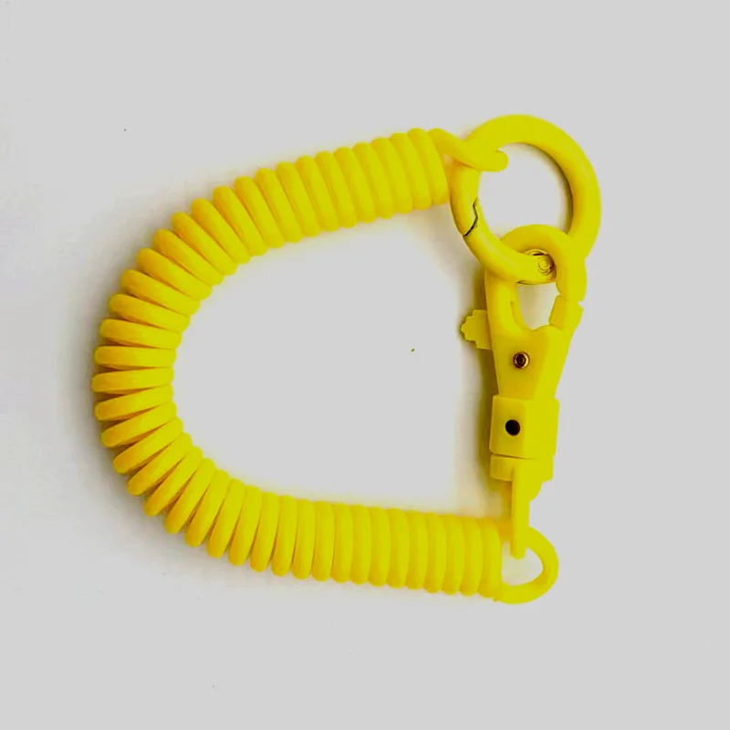 Secure and Stylish Keychain - Anti-Lost Spiral Spring