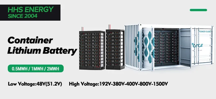 High Voltage 500kwh 1mwh 2mwh Solar Battery Ess Container Industrial ...