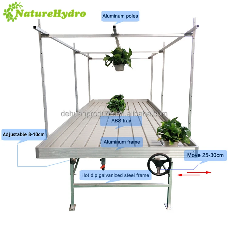 2x4 Grow Table Flood and Drain Hydroponic System for Seedling