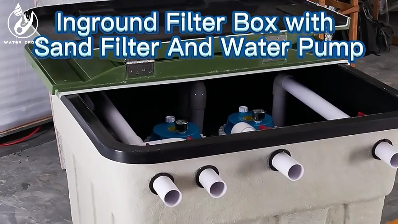 Swimming Pool Integrated Filtration System Buried Integrative Inground ...