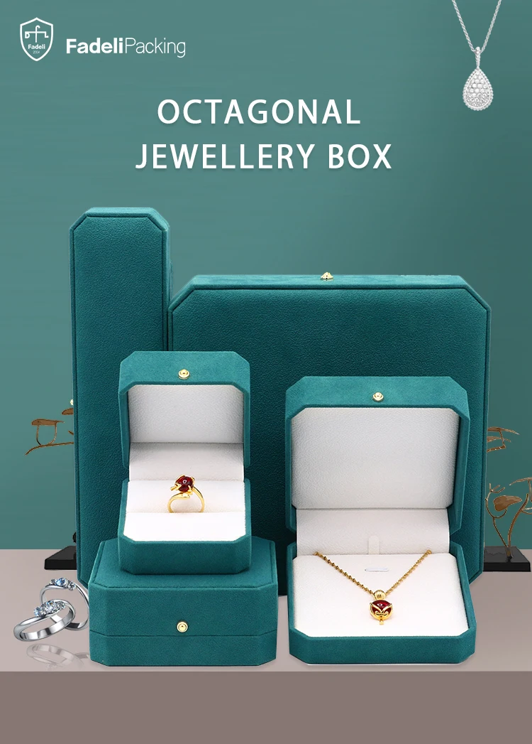 Wholesale Custom Velvet Jewelry Box with Logo Luxury
