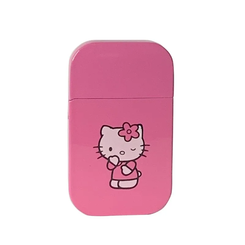 carton inflatable pink flame pink hello kitty cigarette gas lighter for ...