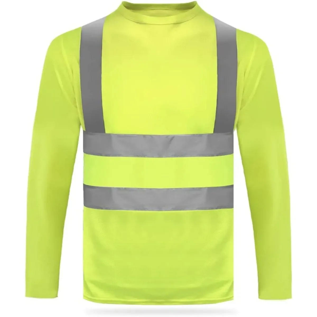 Long Sleeve High Vis Reflective Safety Mesh Quick Dry T Shirts - Buy ...