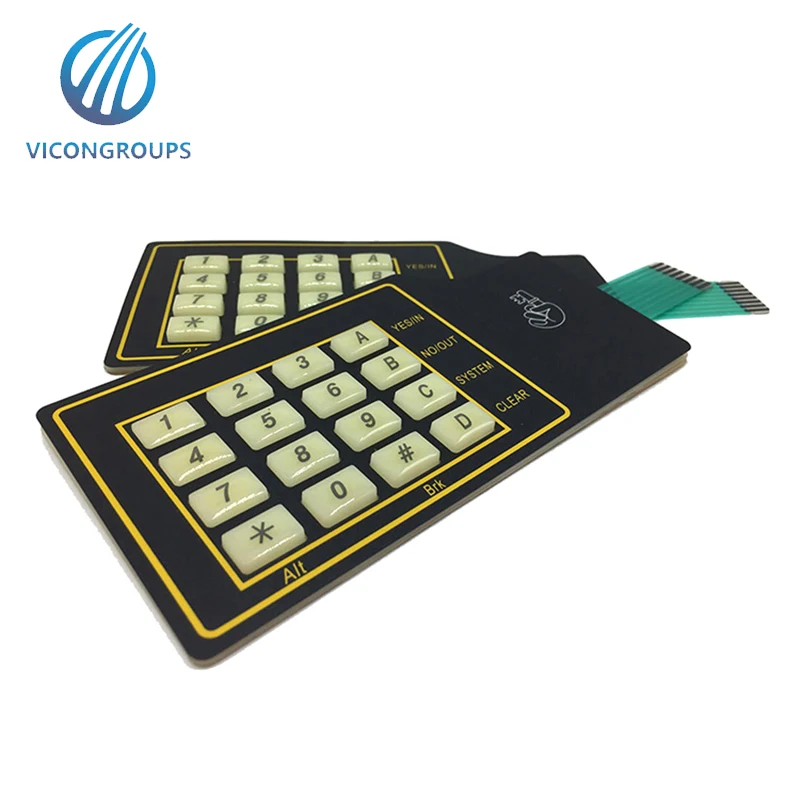 Custom Mold Silicone Rubber Push Buttons Backlit Single