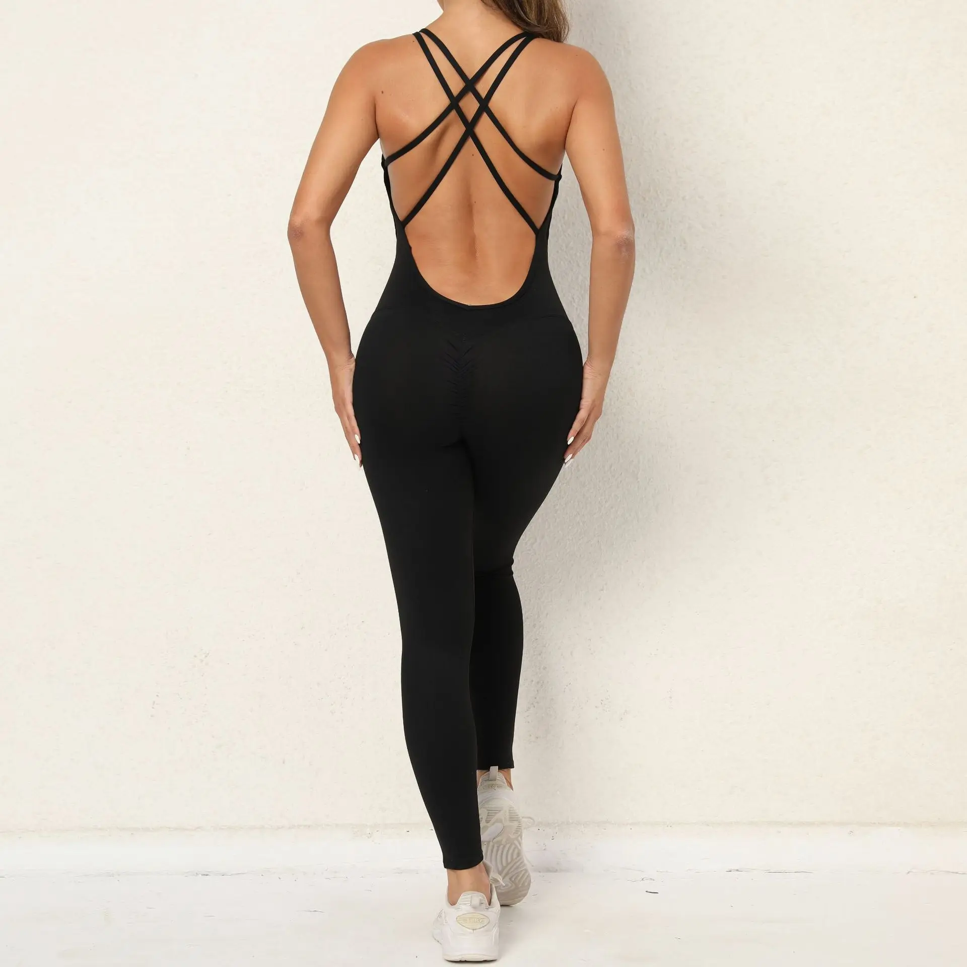 Shop Our Free Sample Jumpsuit Yoga Workout Romper Gym Jumpsuits for Women