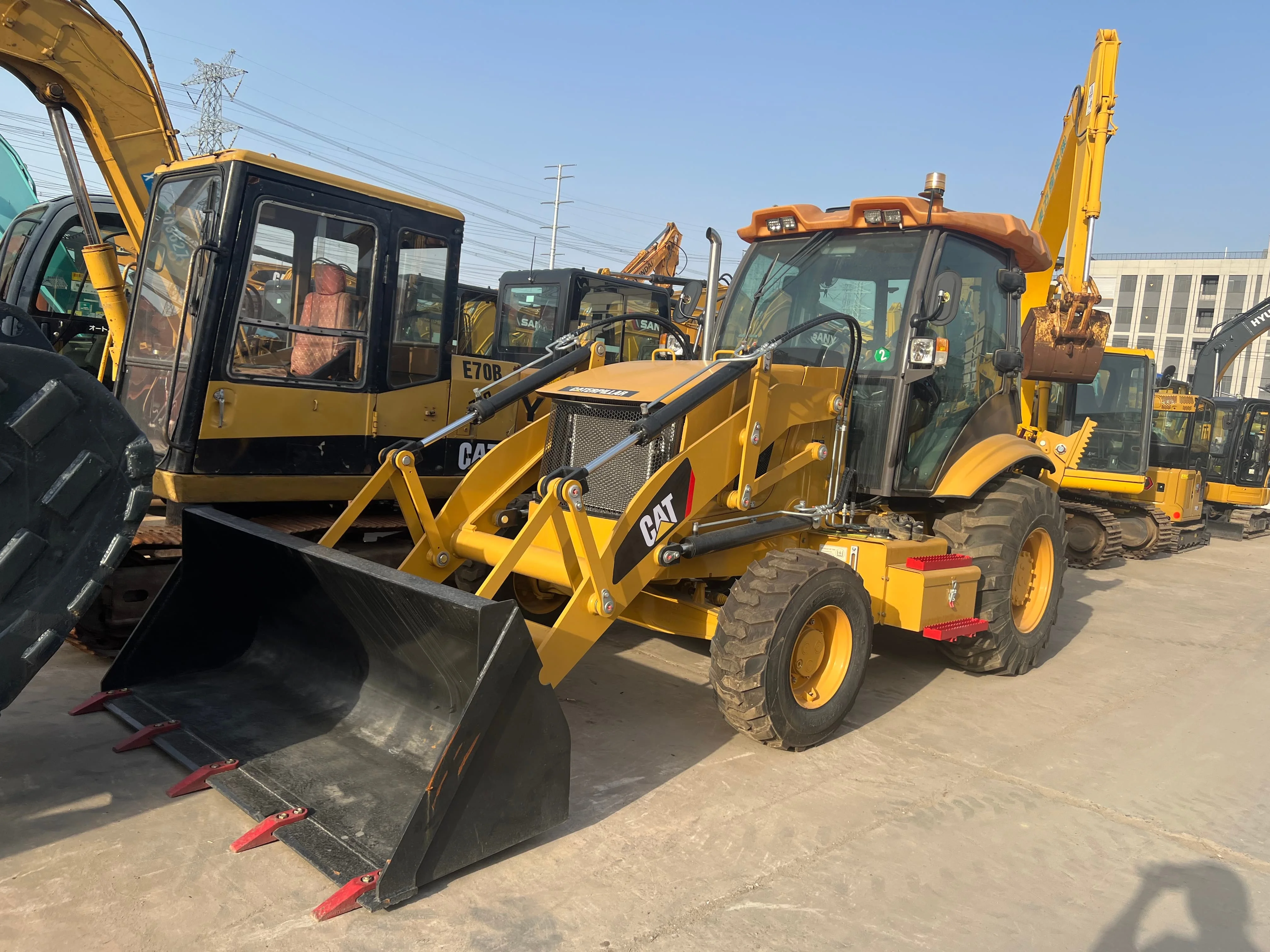 Diying Popular Model Used Caterpillar Backhoe Loaders Cat 420f 424 ...