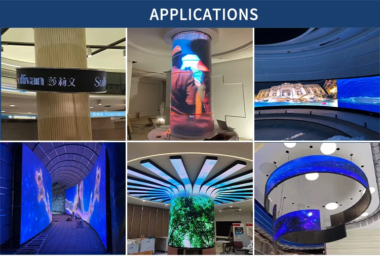 Raybo High Definition 360 Curve P1.5 LED Soft Screen