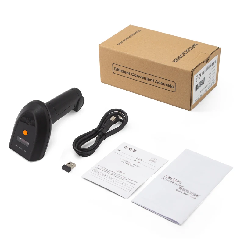 V8 Faster Scanning 2d Wireless Qr Code Scanner With Ai Voice Oled ...