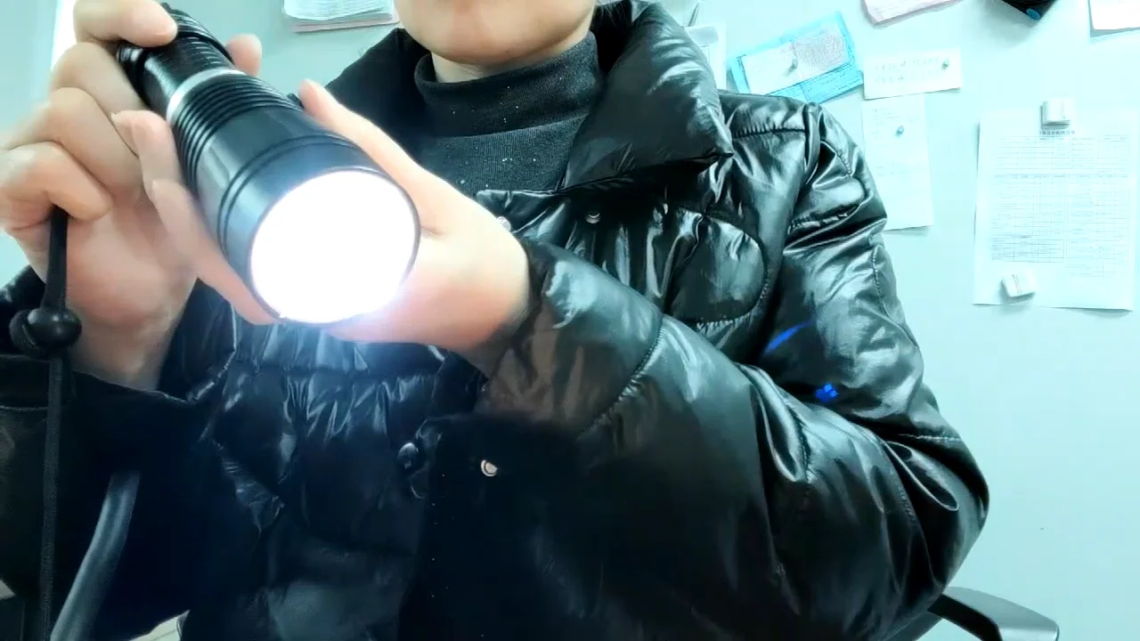 Diver Flashlight Ipx8 Underwater Flash Light 1000lm Rechargeable L2 Led ...