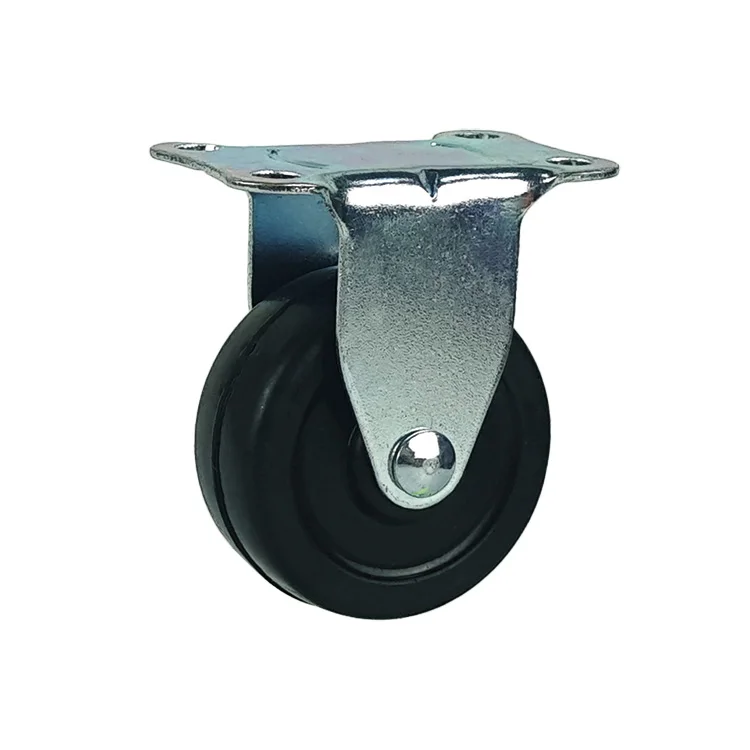 Light Duty Trolley Wheels - Small Caster Wheels with Brakes