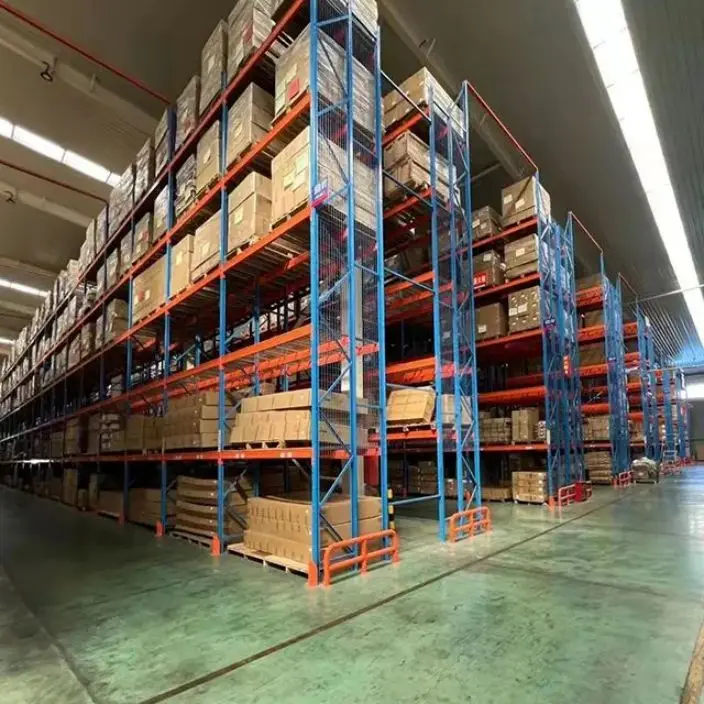 Heavy Duty Black Rack Adjustable Metal Warehouse Storage Durable ...