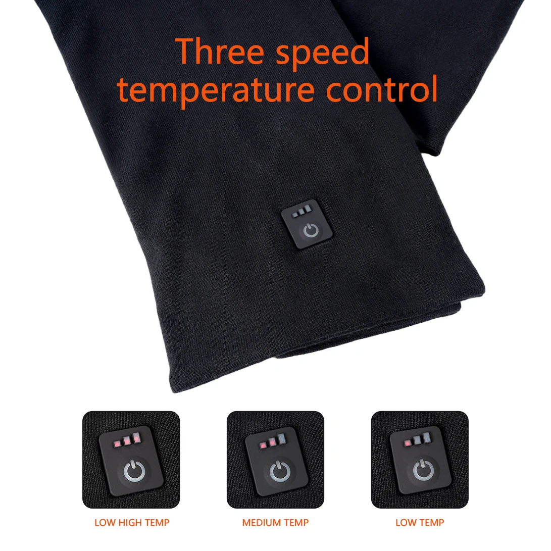 Custom Neck Snood Warmer Far Infrared Heated Scarf with 3-stage ...