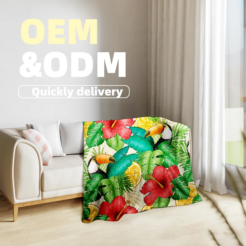 Custom Printed Blankets - Fun Cartoon Designs for Fall/winter