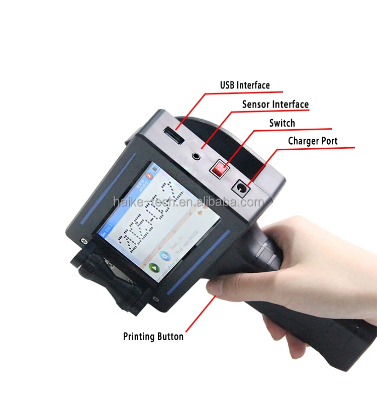 Portable Functional Handheld Inkjet Printer Hand Jet Printer With ...