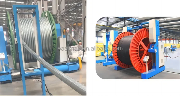 Wire And Cable Rewinding/unwinding Machine With Portal Type Pay-off And ...