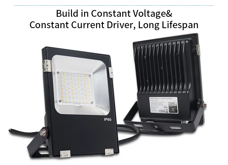 Laimi Zigbee Ip65 Rgbcct Waterproof 20w Led Floodlight With Remote/voice/mobile Phone Control ...