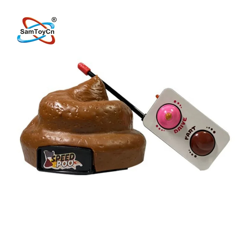 Samtoy Halloween Simulation Electric Funny RC Poo Speed Remote Control ...