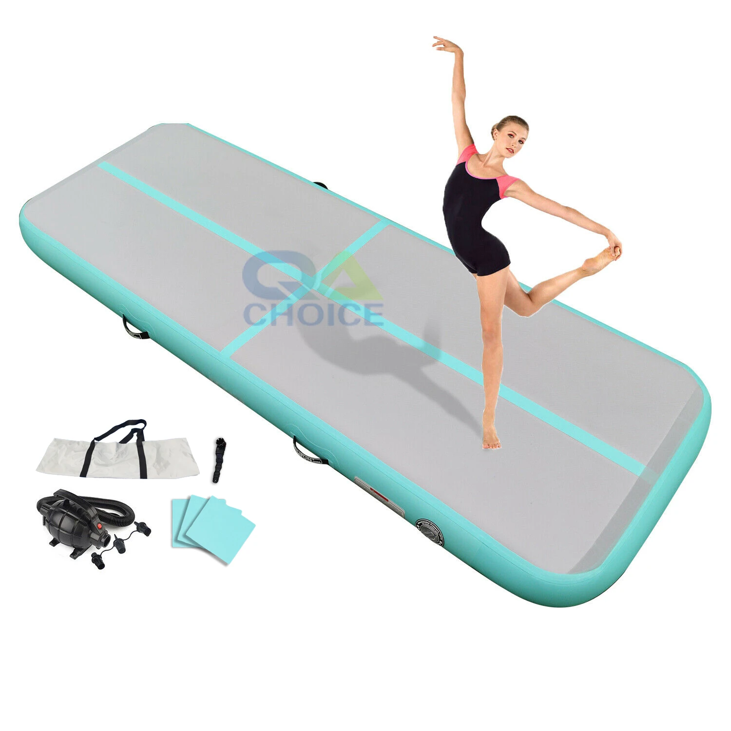 Blue Pink Balance Beams Inflatable Tumbling Products Holiday Gymnastics ...