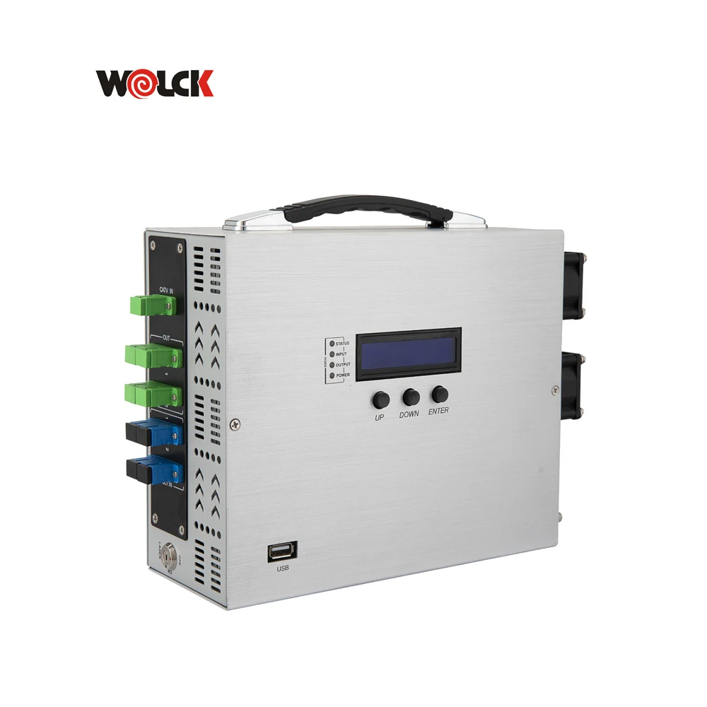 Wolck Mini Optical Amplifier EDYFA 1550nm 4/8 Ports EDFA for FTTH with ...
