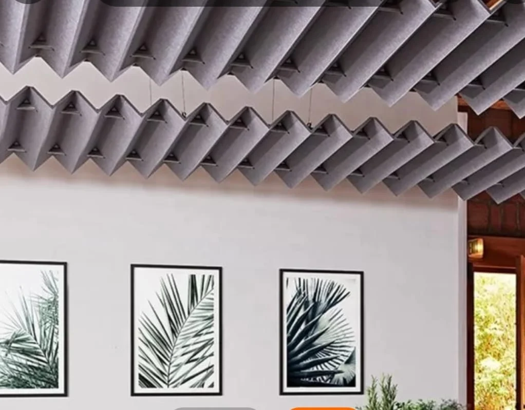 Hj Pet Felt Acoustic Ceiling Panels Polyester 3d Ceiling Acoustic ...