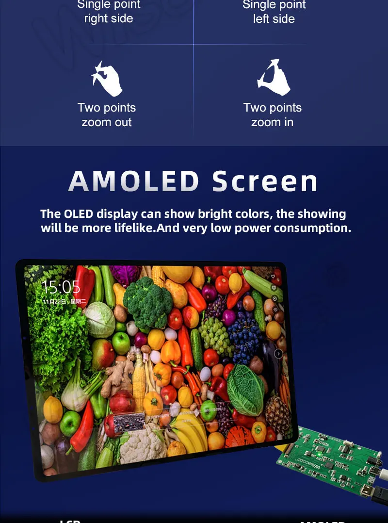 11 Inch AMOLED Display Module - High Resolution Touch Screen