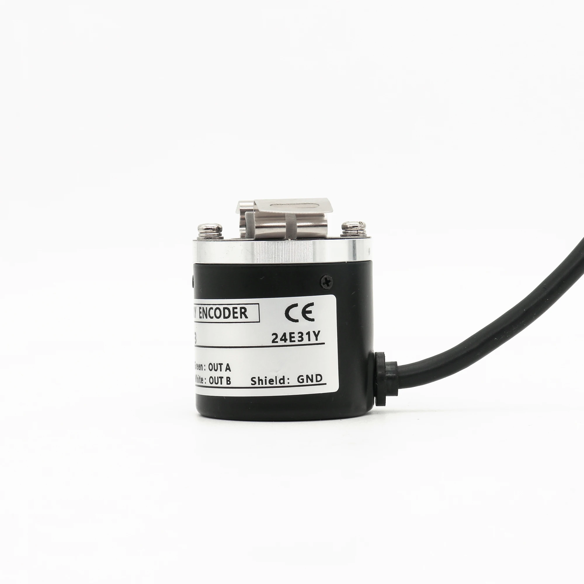 1000 pulses rotary encoder AB phase 38mm shaft 6mm incremental shaft ...